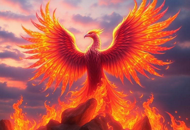 Phoenix - The Immortal Bird of Fire and Rebirth - Realm Whispers